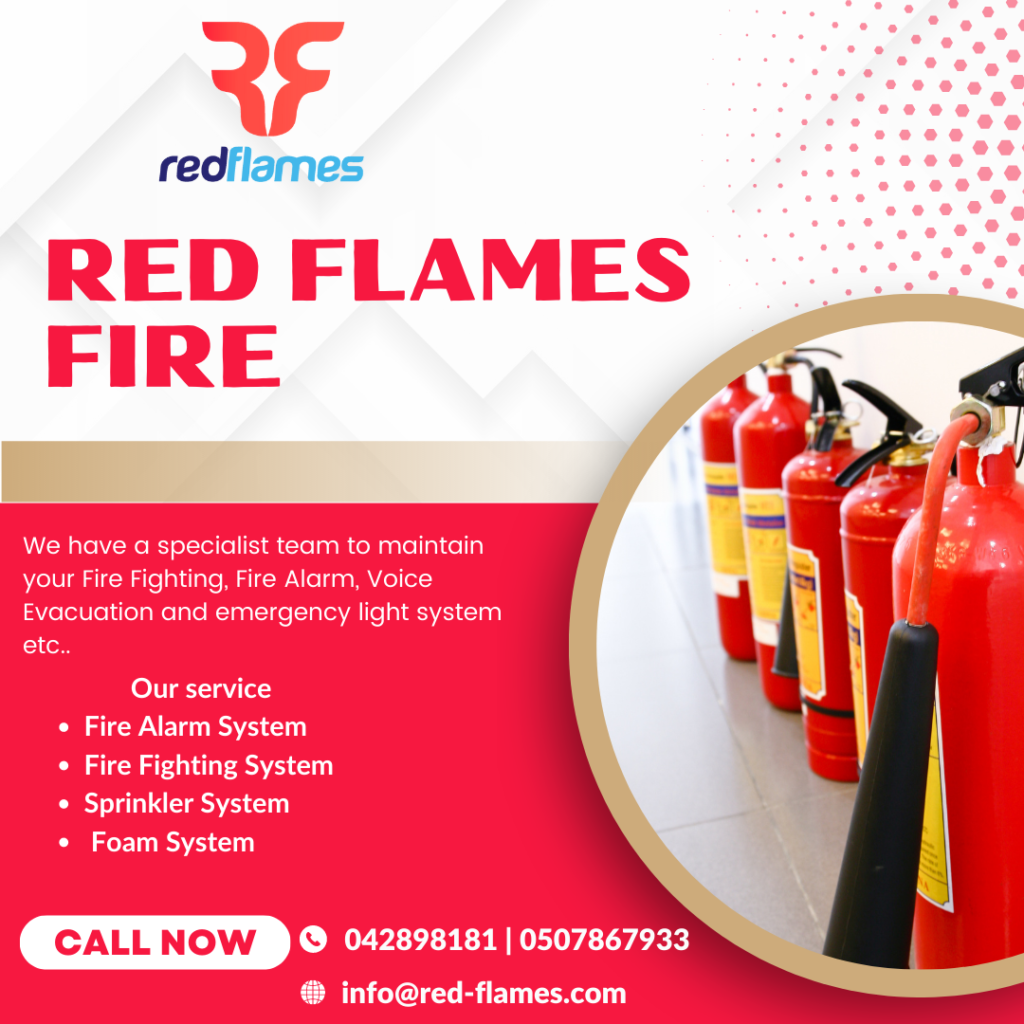 Red Flames: Shining Bright Among Top Fire Fighting Companies in Dubai